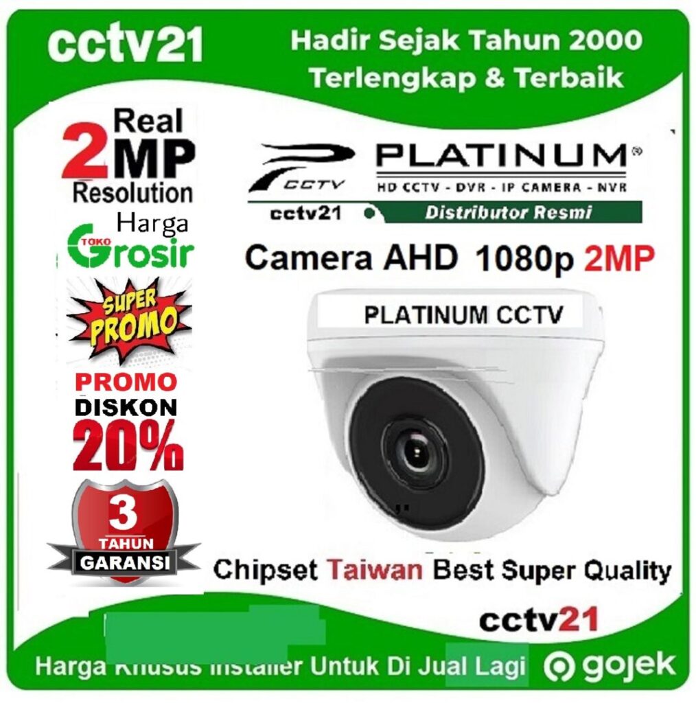 Camera cctv PLATINUM Technology Taiwan 2MP Harga Promo cctv21-WA ...